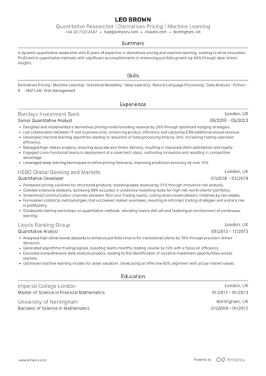 Researcher CV Examples & Guide for 2026