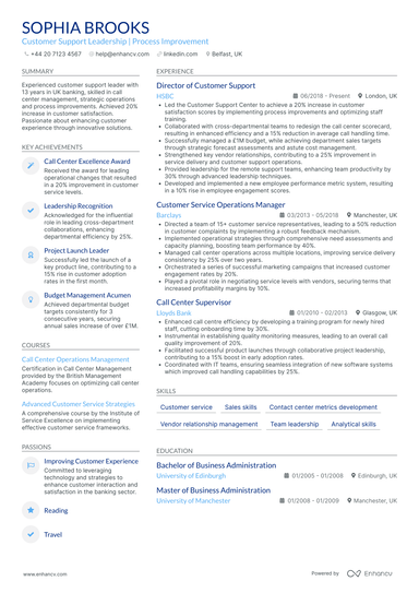 Call Centre CV Examples & Guide for 2026