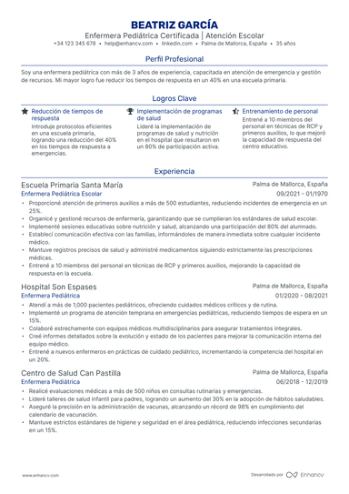 CV Enfermera: Cómo Crear un CV Imbatible (+12 Plantillas)