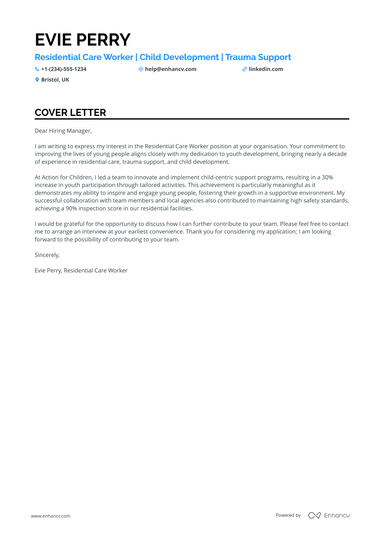 Care Worker Cover Letter Examples & Guide for 2026