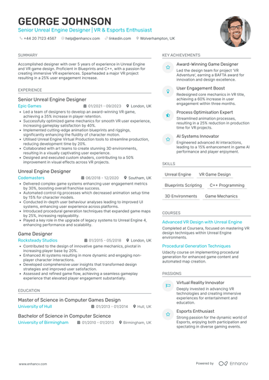 UI Designer CV Examples & Guide for 2026