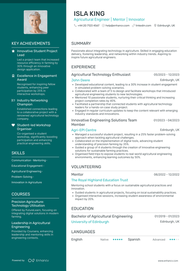 Engineering Student CV Examples & Guide for 2026