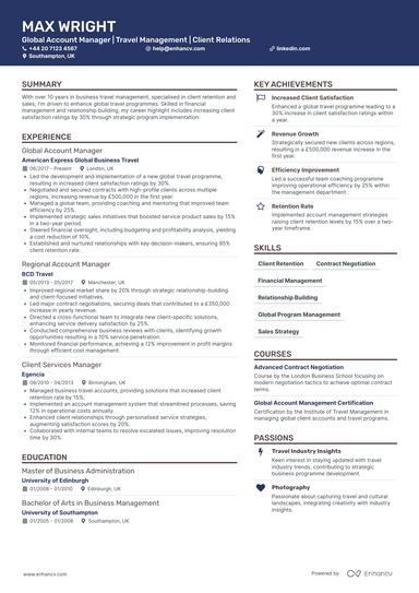 Key Account Manager CV Examples & Guide for 2026