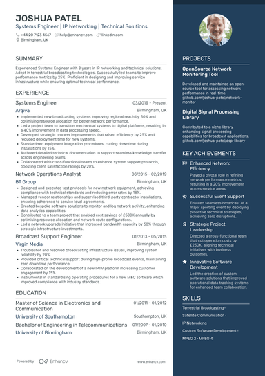 Audio Engineer CV Examples & Guide for 2026