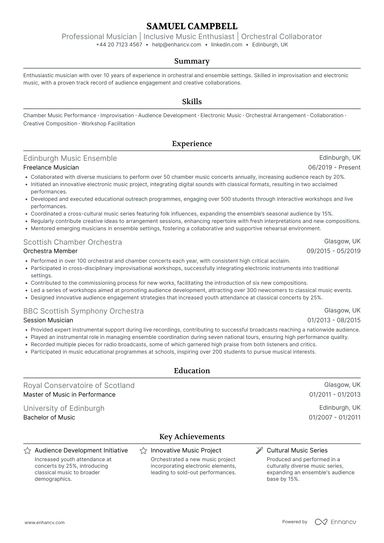Film CV Examples & Guide for 2026