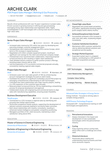 Sales Manager CV Examples & Guide for 2026