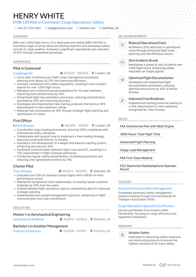 Airline Pilot CV Examples & Guide for 2026