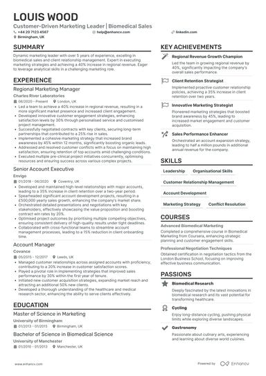 Marketing Director CV Examples & Guide for 2026