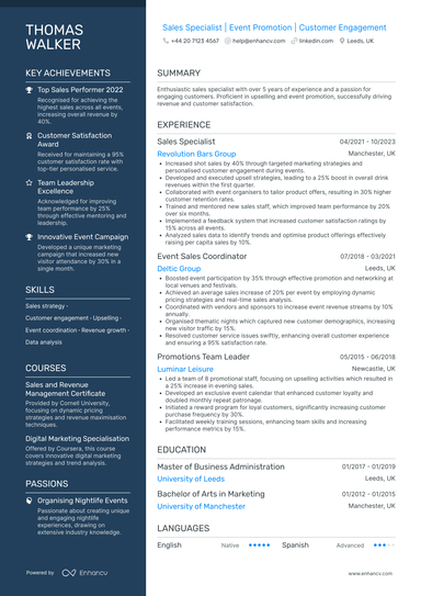 Waitress CV Examples & Guide for 2026