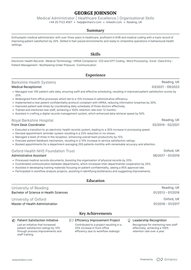 Medical CV Examples & Guide for 2026