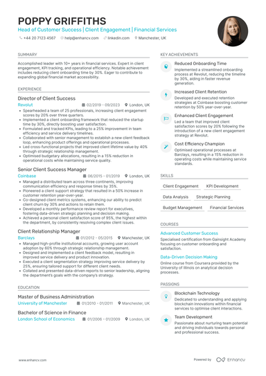 Chief of Staff CV Examples & Guide for 2026