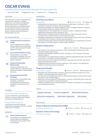 CEO CV Examples & Guide for 2026