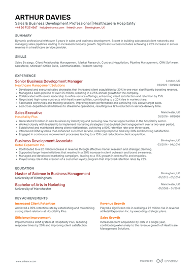 Sales And Marketing CV Examples & Guide for 2026