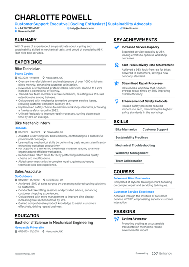 Mechanic CV Examples & Guide for 2026