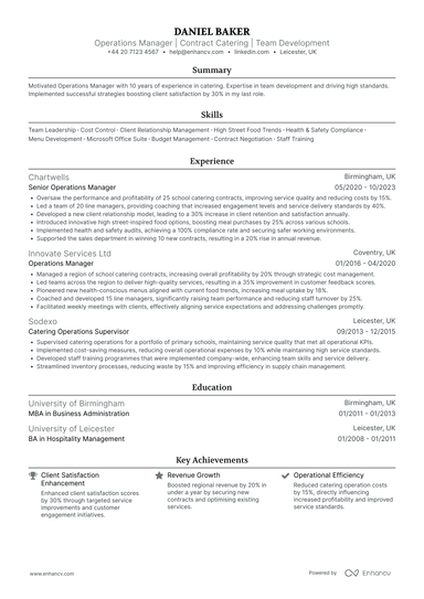 Manager CV Examples & Guide for 2026