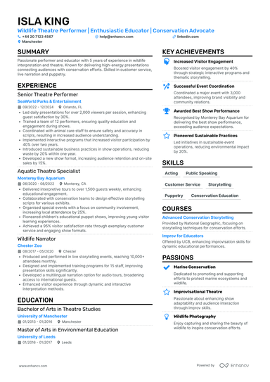 Cinematographer CV Examples & Guide for 2026