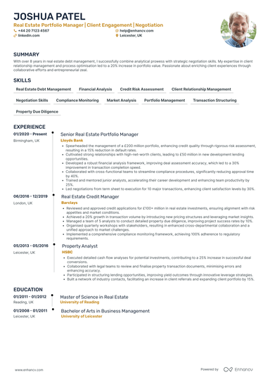 Portfolio Manager CV Examples & Guide for 2026