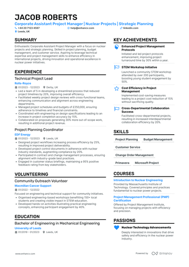 Contracts Manager CV Examples & Guide for 2026