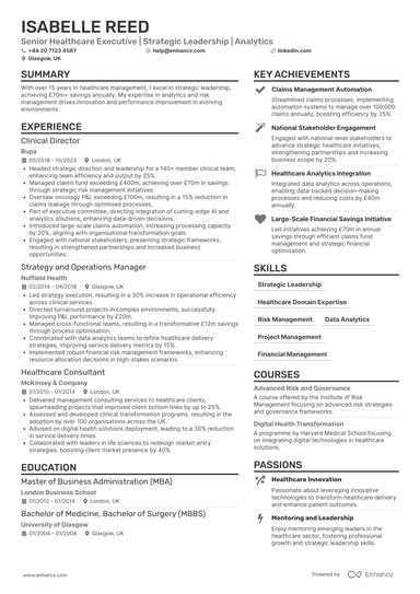 Director Of Operations CV Examples & Guide for 2026