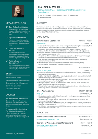 Human Resources CV Examples & Guide for 2026