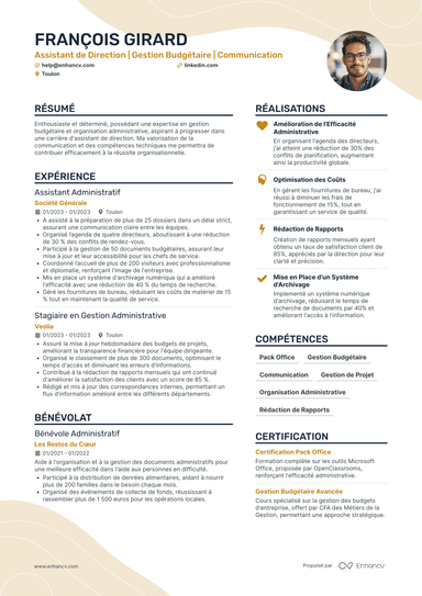 CV Assistant de Direction : Exemples Réussis et Conseils