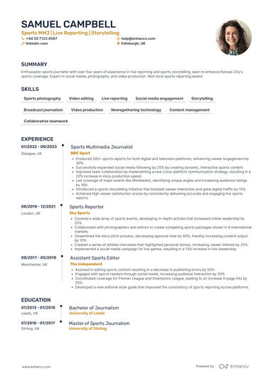 Journalist CV Examples & Guide for 2026