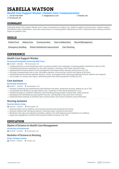 Care Worker CV Examples & Guide for 2026