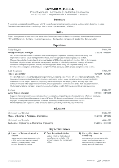 Contracts Manager CV Examples & Guide for 2026