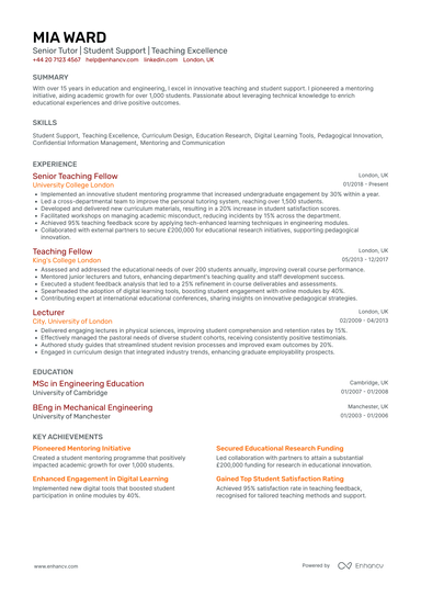Tutor CV Examples & Guide for 2026