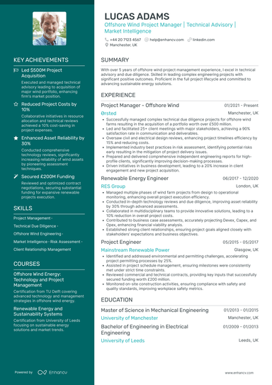 Construction Project Manager CV Examples & Guide for 2026