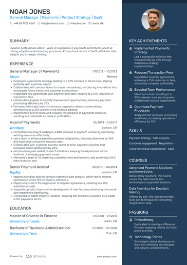 General Manager CV Examples & Guide for 2026