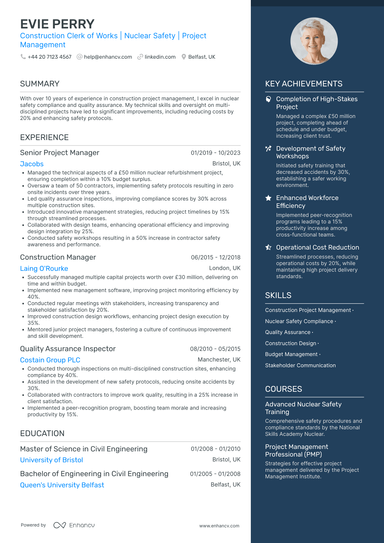 Construction CV Examples & Guide for 2026