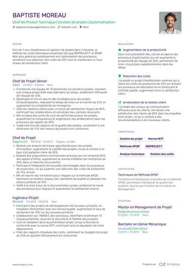 CV Chef de Produit : Les Meilleurs Conseils pour Réussir