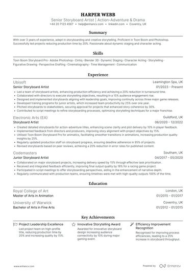 Artist CV Examples & Guide for 2026