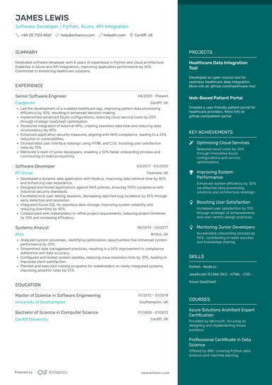 Devops Engineer CV Examples & Guide for 2026