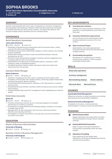 Retail Worker CV Examples & Guide for 2026