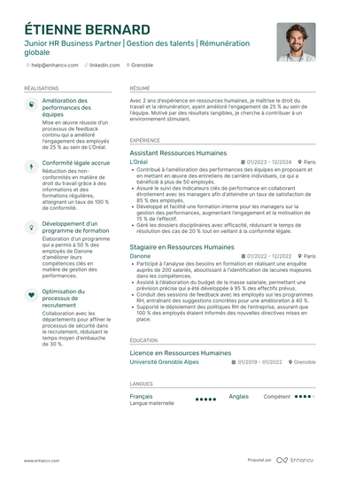 CV RH : Modèles et Conseils pour Booster Votre Carrière