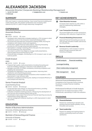 Banking CV Examples & Guide for 2025