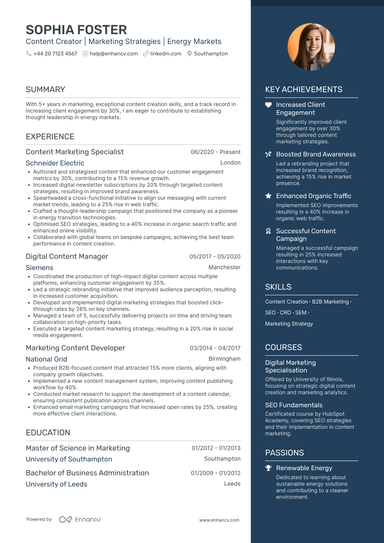 Writer CV Examples & Guide for 2026