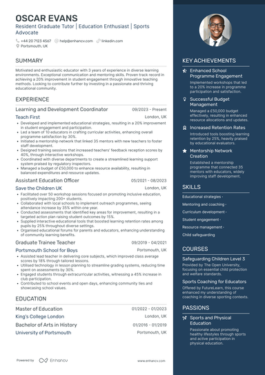 Tutor CV Examples & Guide for 2026
