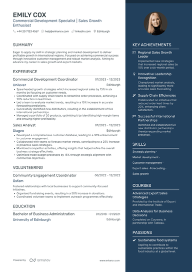 Business Development CV Examples & Guide for 2026