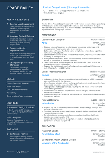 Design Manager CV Examples & Guide for 2026