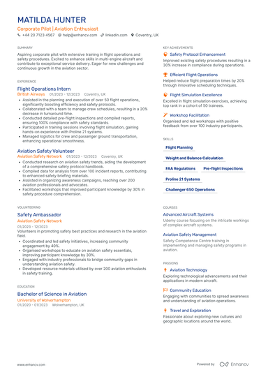Airline Pilot CV Examples & Guide for 2026
