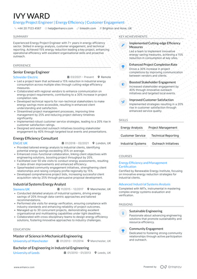 Project Engineer CV Examples & Guide for 2025