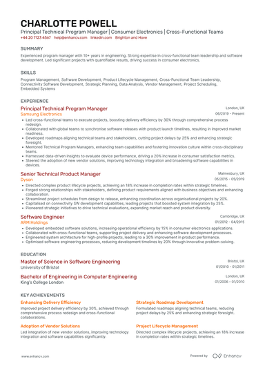 Program Manager CV Examples & Guide for 2026