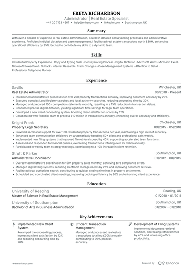 Legal Secretary CV Examples & Guide for 2026
