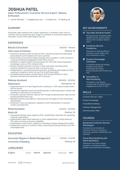 Shop Assistant CV Examples & Guide for 2026