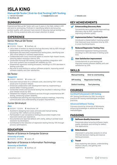 Manual Tester CV Examples & Guide for 2026