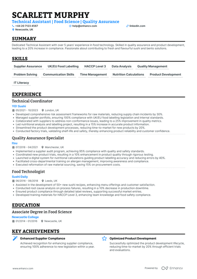 Lab Assistant CV Examples & Guide for 2026