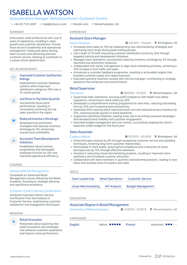 Shop Assistant CV Examples & Guide for 2026